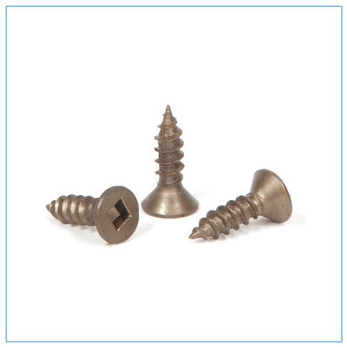 Square drive screws flat head countersunk lube or zinc – Screw it Screws